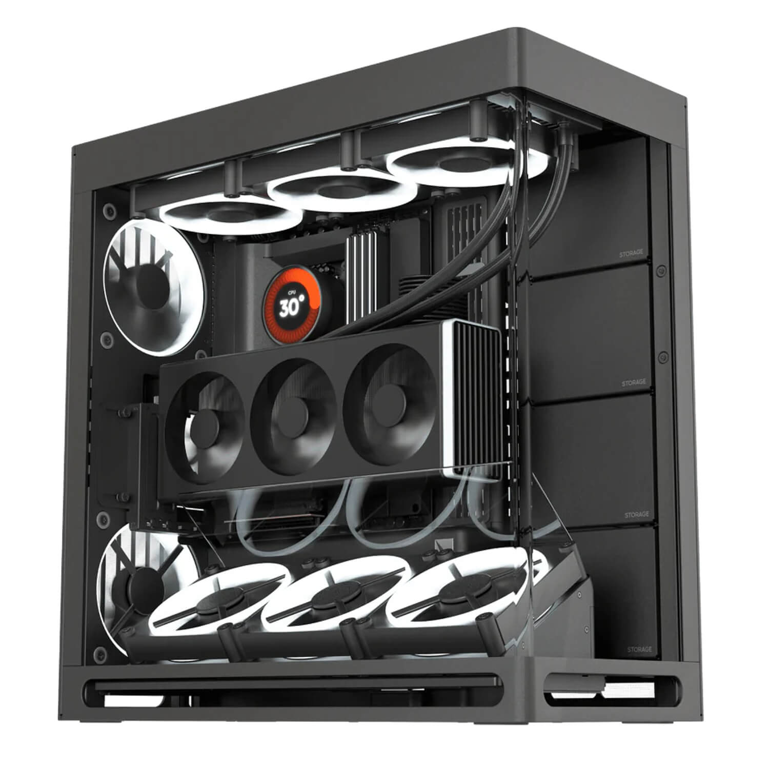 HAVN HS 420 VGPU Edition Black PC Computer Mid Tower Case ATX